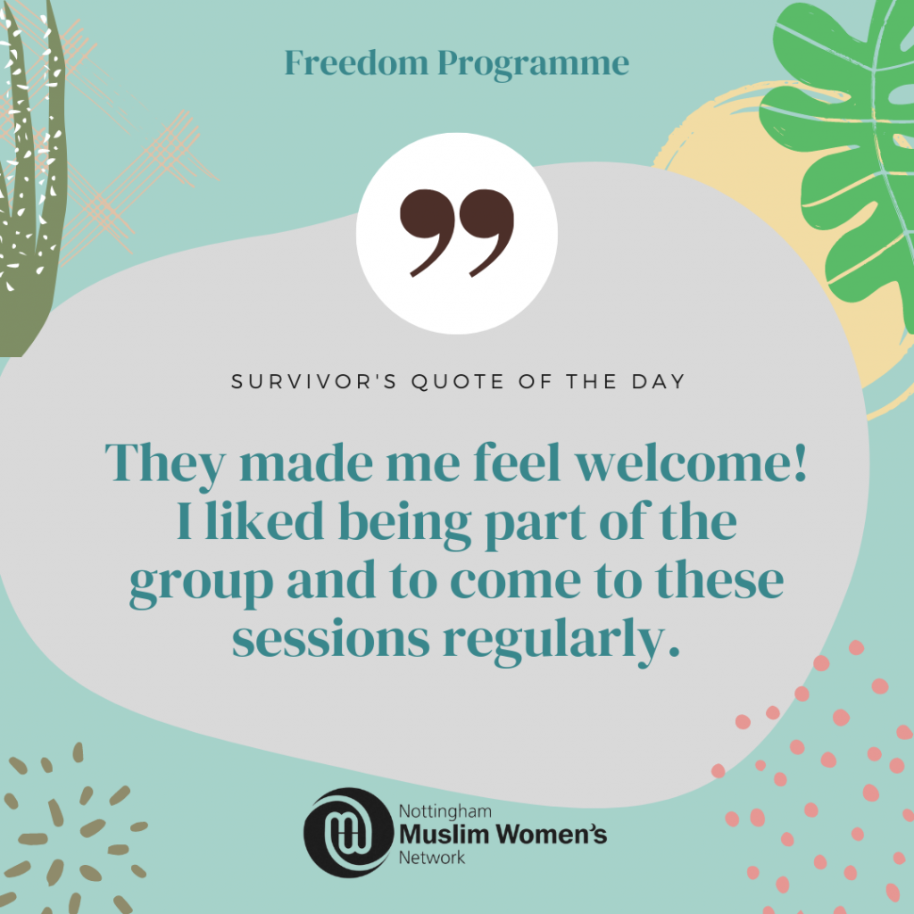 The Freedom Programme – Nottingham Muslim Women's Network