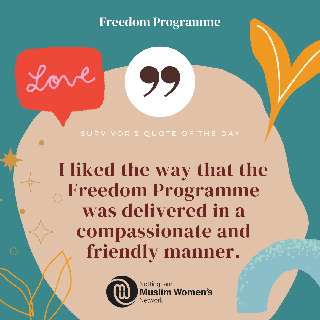 The Freedom Programme – Nottingham Muslim Women's Network