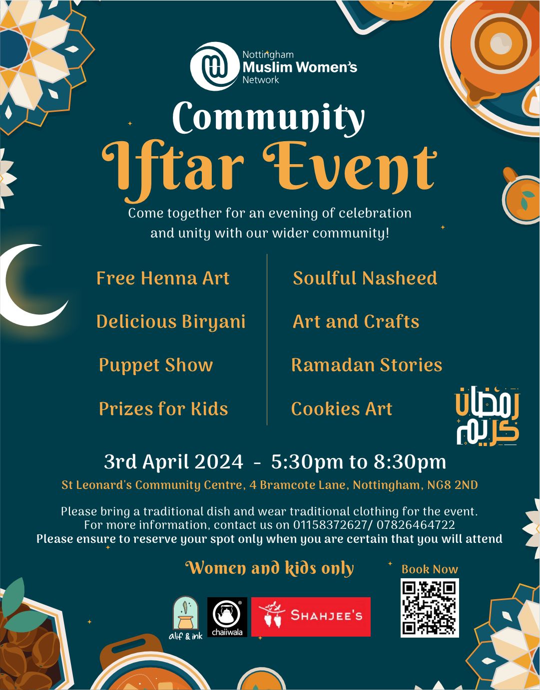 NMWN Iftar 2024 – Nottingham Muslim Women's Network